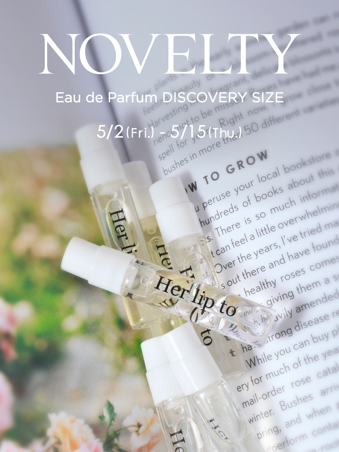 【Novelty】Eau de Parfum - Discovery Size -ノベルティキャンペーンのお知らせ